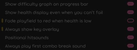 Dimmed Toggleable Options In Settings Look Weird When Enabled Issue Ppy Osu GitHub