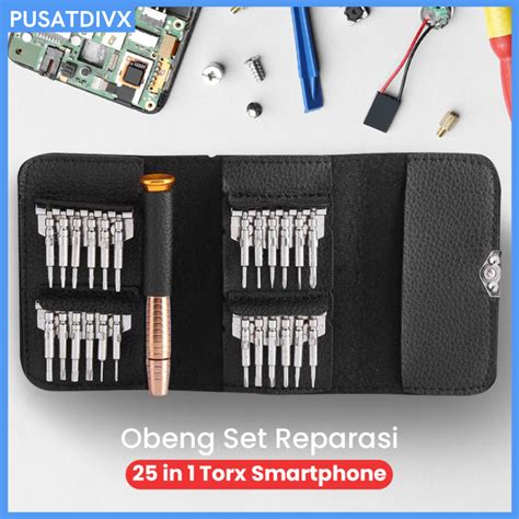 Jual Taffware Obeng Set Reparasi Torx Set 25 In 1 Iphone Android Gadget Hp Shopee Indonesia