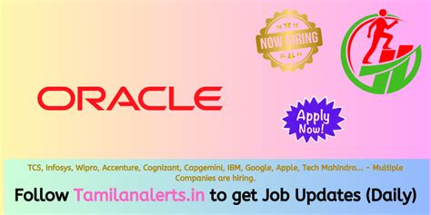 Oracle Off Campus Drive For 0 2 Plus Years Experience Tamilan Alerts