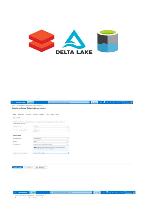 Delta Lake With Azure Databricks Pdf Information Retrieval