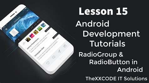 Radiogroup And Radiobutton In Android Android Development Tutorials