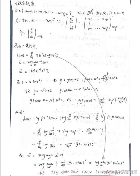 机器学习公式推导系列（一）线性回归 Csdn博客