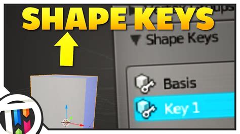 Blender Tutorial How To Use Shape Keys In Blender Youtube