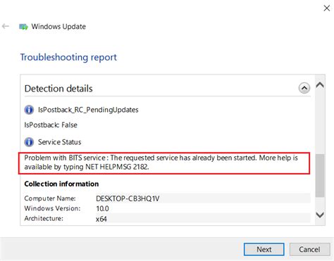 Fix Net Helpmsg 2182 Problem With Bits Service In Windows