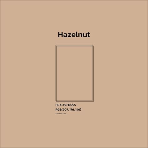 About Hazelnut Color Codes Similar Colors And Paints