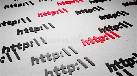 symbol sign in blue tunnel background 3d render hypertext