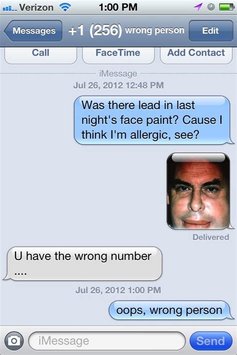 Sexting Wrong Number Texts
