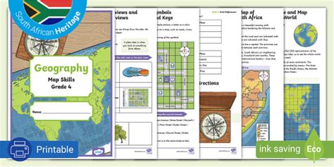 Map Skills Grade 4 Workbook Hecho Por Educadores Twinkl