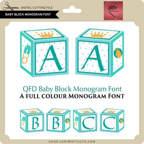 Block Monogram Font