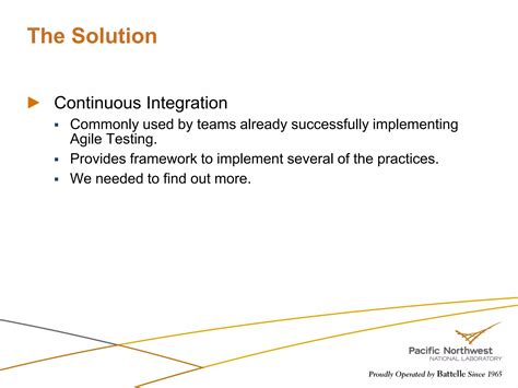 Enabling Agile Testing Through Continuous Integration Agile2009 Ppt