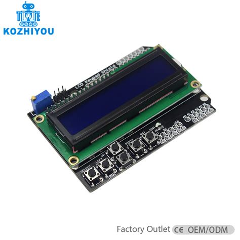 Lcd Keypad Shield Of The Lcd1602 Character Lcd Input And Output