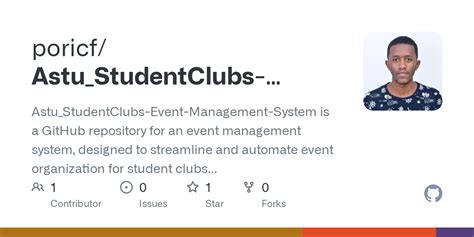 Github Poricf Astu Studentclubs Event Management System Astu Studentclubs Event Management