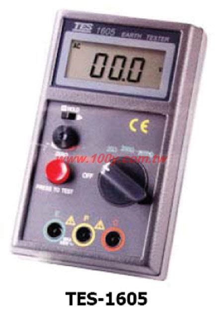 勝特力電子零件材料 TES 1605 接地電阻器 Earth Tester TES
