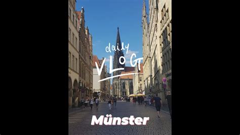 Vlog 3 🇩🇪 독일 뮌스터 주민 시내로 놀러가요 독일 뮌스터음대 석사졸업 프로젝트 소개 첫 언박싱 독일