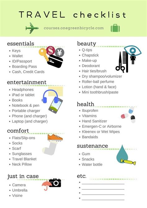 10 Free Packing Checklists — Print Them Out Before Your