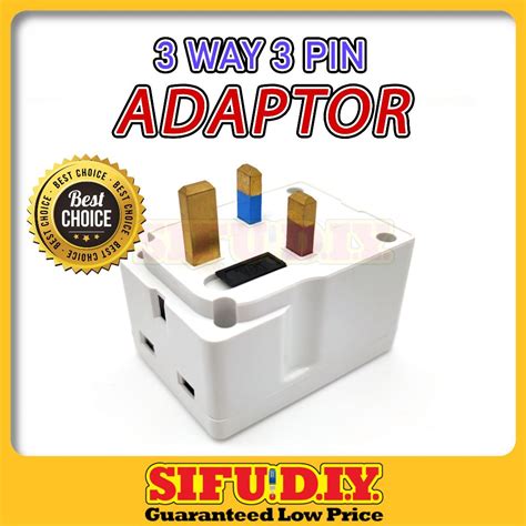 3 Way Adapter Plug Adaptor Plug Travel 3 Way Plug Adapter 3 Pin Socket Plug 3 Way Adapter 插头 插座