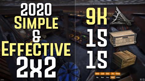 2020 Simple And Effective 2x2 Rust Youtube