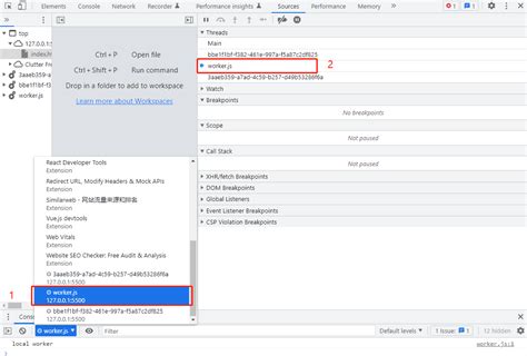 Web Worker 同源策略报错解决方案