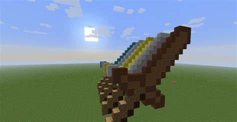 Minecraft Pixel Art Sword Template