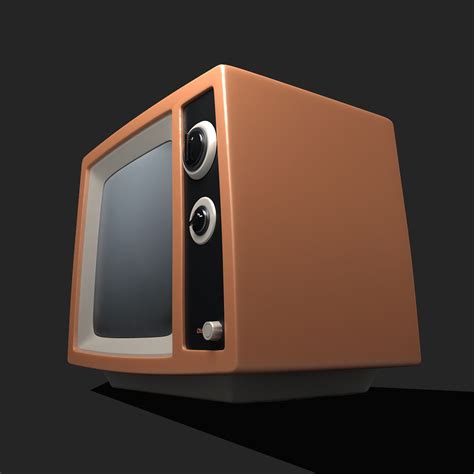 레트로 Tv 3d 모델 30 Unknown Max Free3d