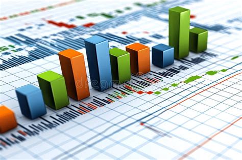 This Vibrant Detailed Graph Represents Data Analysis Using Multiple Lines Overlaid On A Bar