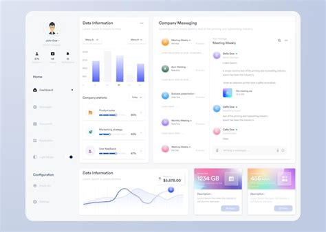 Premium Vector Vector Infographic Dashboard Ui Ux Design With Graphs Charts And Diagrams Web