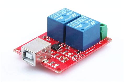 5V 2 channel USB PC Intelligent Control Relay Module - Diy Cart