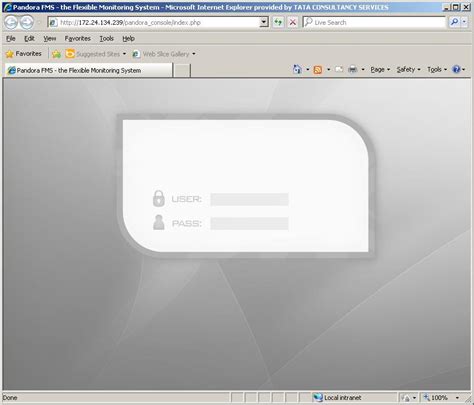 Installed Pandora Server And Pandora Console Pandora Console Is