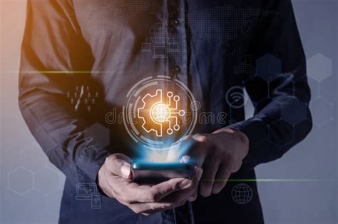 Interconnect Interconnected Concept People Connect Via Wireless Internet In A World Of Digital