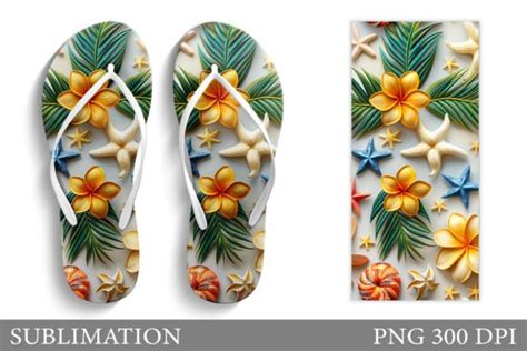 Sea Flip Flop Tropical Flip Flop Design Graphic By Shishkovaiv