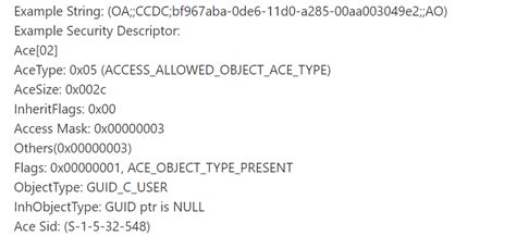 how to create user object with object specific ace microsoft qanda