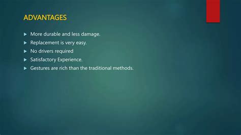 Touchless Touch Screen Technology Pptx