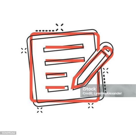 만화 스타일의 블로깅 아이콘 흰색 격리 된 배경에 펜 만화 벡터 그림으로 문서 콘텐츠 스플래시 효과 비즈니스 개념입니다 Brand Name Online Messaging