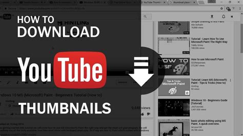Download Youtube Thumbnails Simple And Easy Guide To Saving Youtube Thumbnail Images Youtube