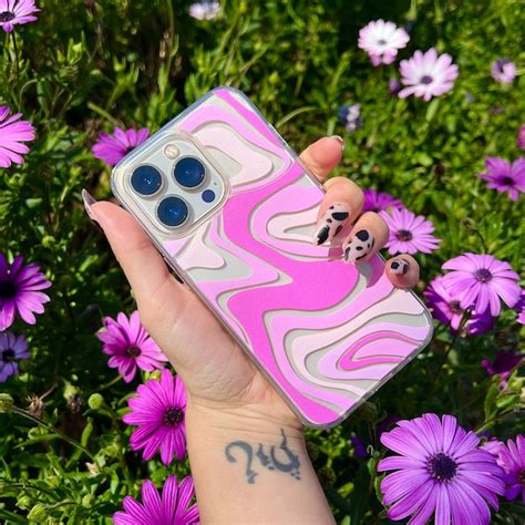 Aesthetic Pink Phone Case Etsy