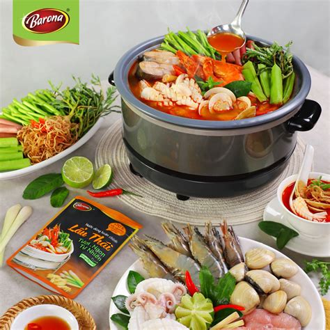 Nước Dùng Hoàn Chỉnh Barona Lẩu Thái