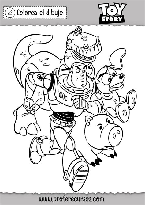 Dibujo Toy Story Para Colorear Y Pintar