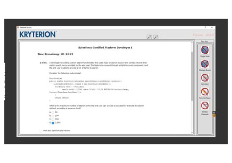 Pd1 Set3 Updated 2 Salesforce Certified Platform Developer Sentinel Secure X Kryterion