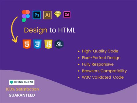 A Fully Responsive Html Website From Figma Psd Ai Sketch Xd Upwork