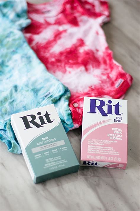 Gender Reveal Ice Dye DIY Something Turquoise