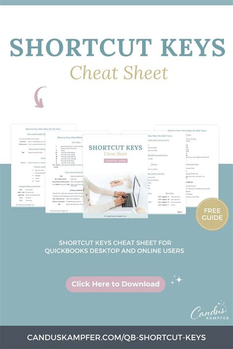 Quickbooks Shortcut Keys Free Pdf Guide