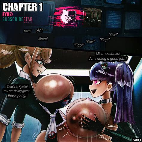 Rule 34 1futa 1girls Big Breasts Breasts Comic Comic Page Corrupted Corruption Danganronpa
