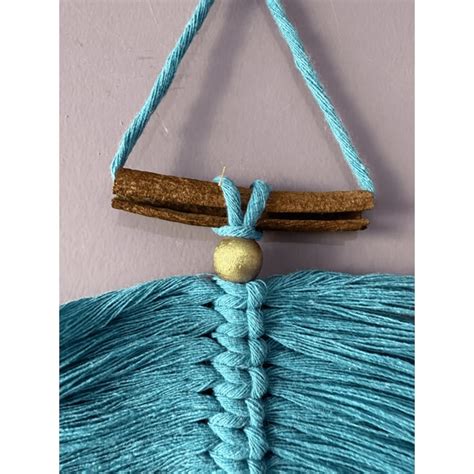 Feather Macrame Pattern Beginner Leaf Tutorial Step By S Inspire Uplift