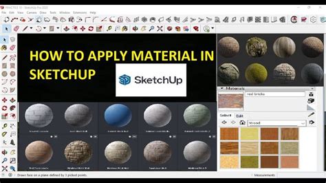 How To Apply Materials In SketchUp In How To Apply Applied Materials Material