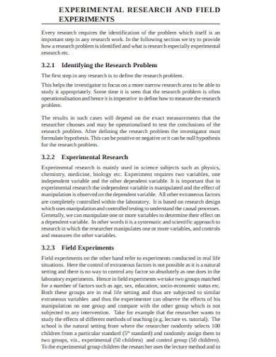 Free 10 Experimental Research Samples And Templates In Ms Word Pdf