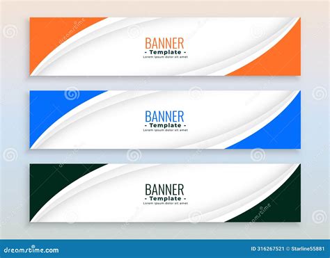 Modern Wide Web Business Backdrop Layout For Websites Presentation Stock Vector Illustration