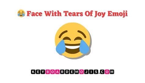 😂 Face With Tears Of Joy Emoji