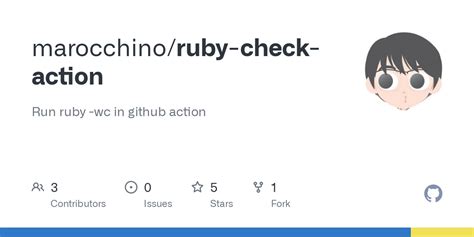 GitHub Marocchino Ruby Check Action Run Ruby Wc In Github Action