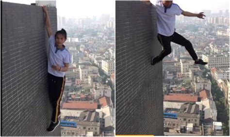Wu Yongning Photos Of The Late Chinese Rooftopper Daredevil Hollywood Life