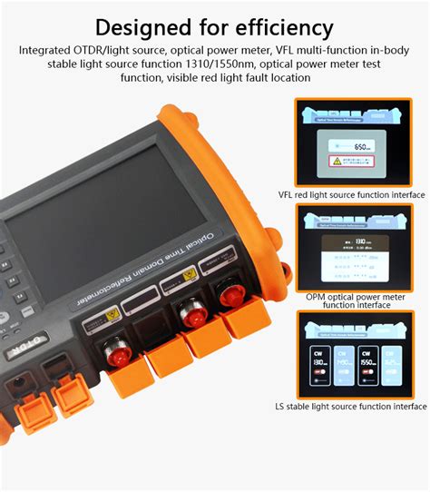 OTDR Multifunction Fiber Optical Time Domain Reflectometer NK